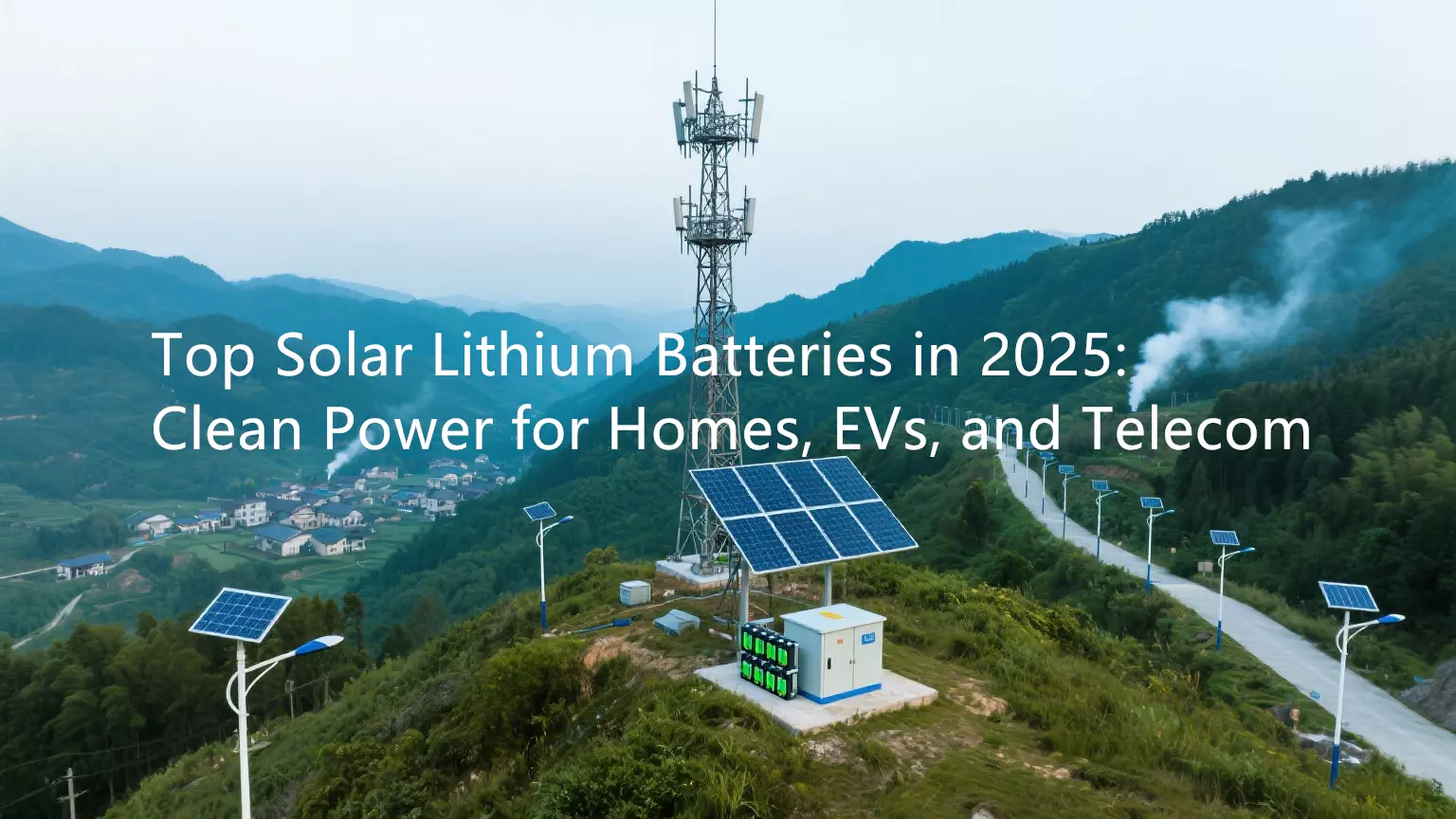 Top Solar Lithium Batteries in 2025: Clean Power for Homes, EVs, and ...